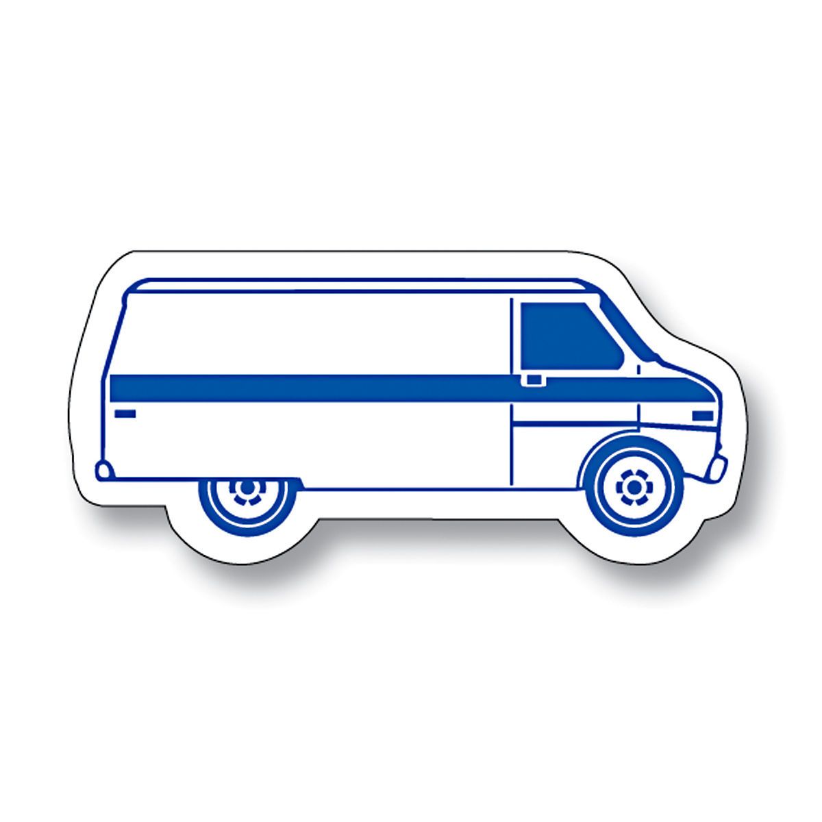 Promotional Magnet - van shape (3.125x1.4375) - 25 mil. Personalized ...