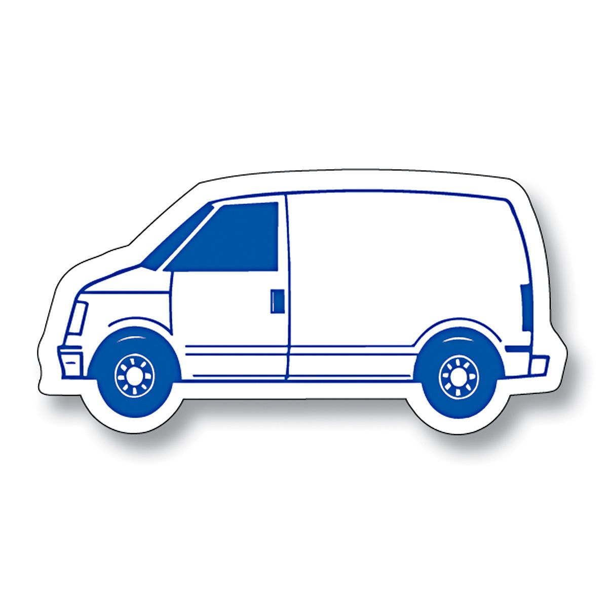 Promotional Magnet - van shape (3.5x1.75) - outdoor safe Personalized ...