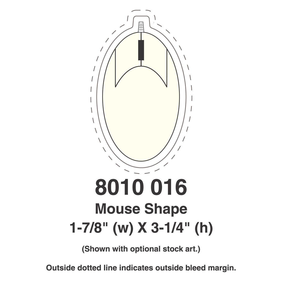 Promotional Magnet - computer mouse shape (1.875x3.25) - outdoor safe ...