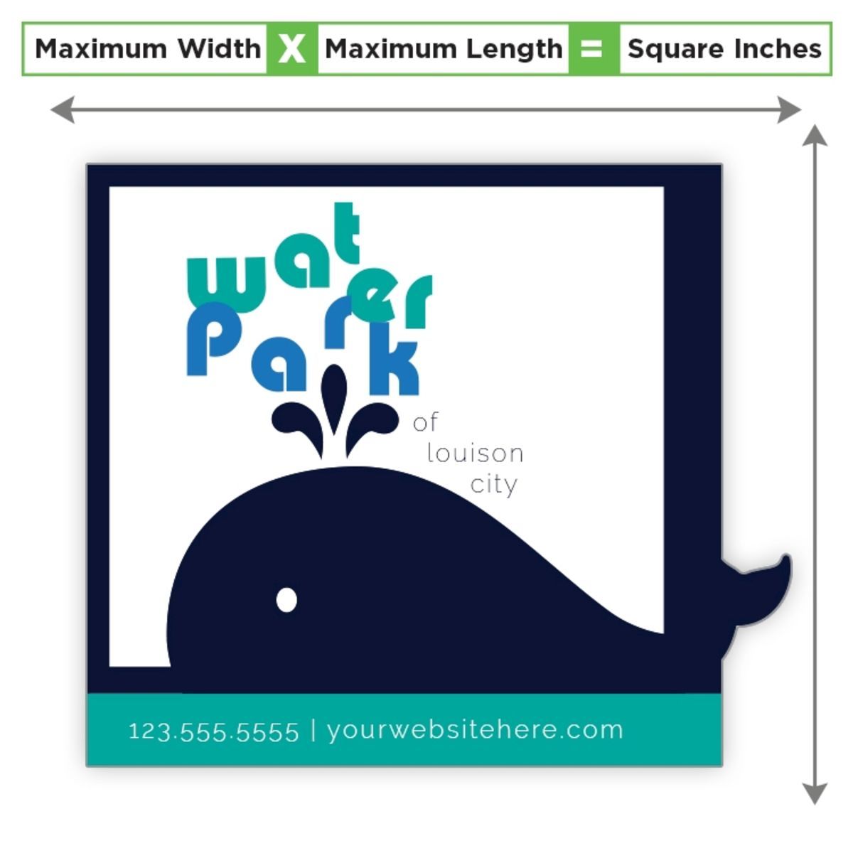 Custom Shape Magnet - 8.01 to 9 Square Inches - 20 Mil. | Corporate ...