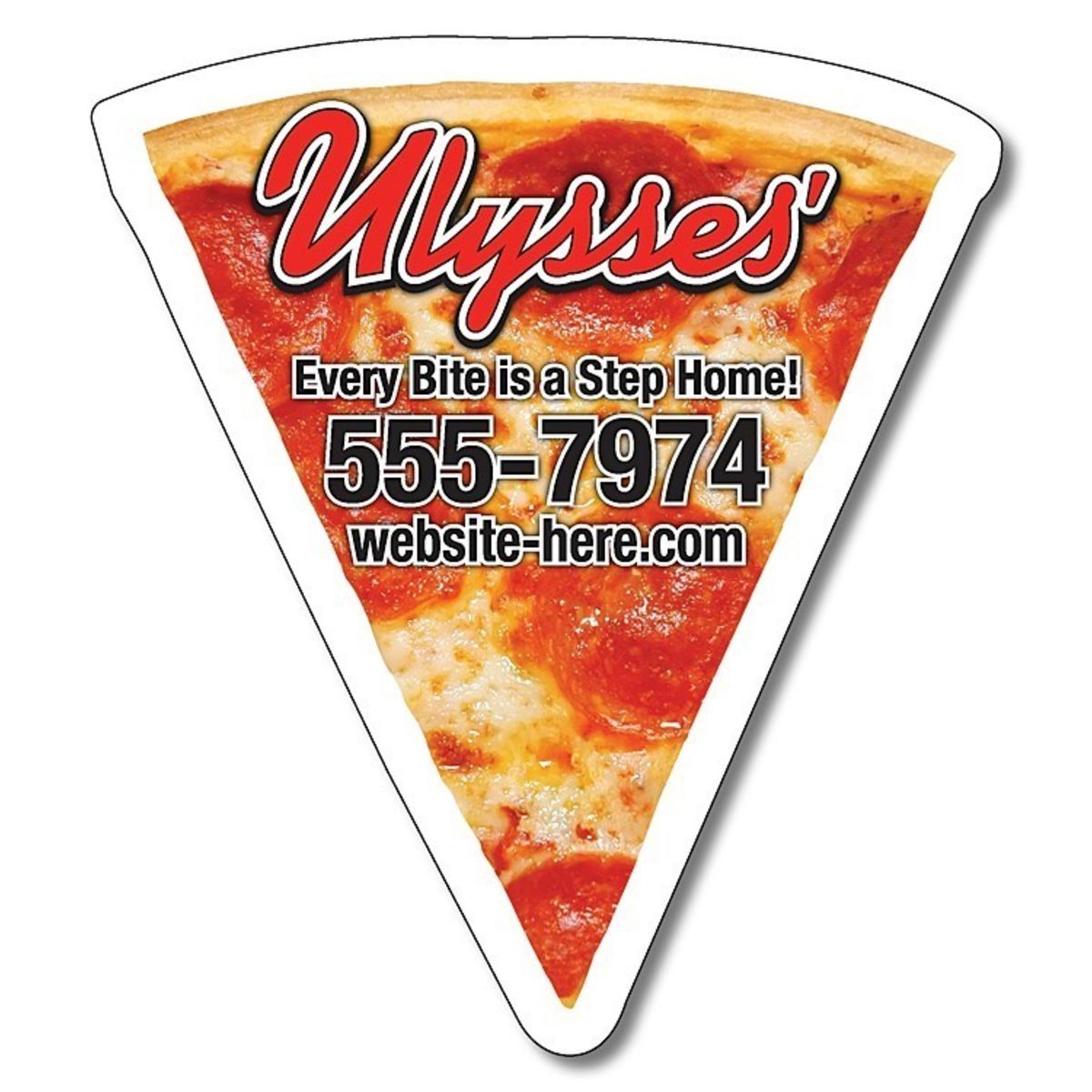 Promotional Magnet - Pizza Slice Shape (3.125x3.5) - 30 mil ...