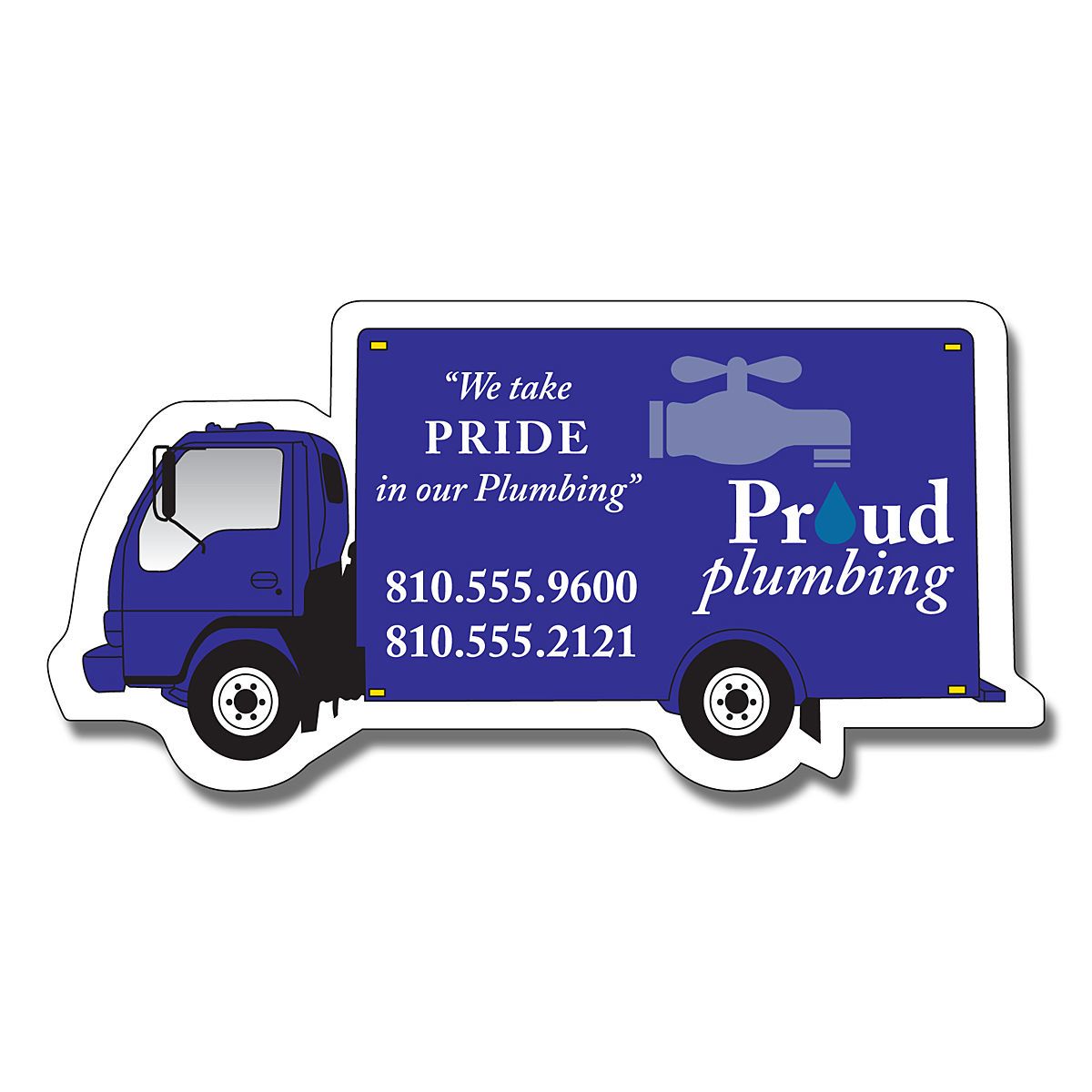 Promotional Magnet - delivery truck shape (4.5x2.25) - 30 mil ...