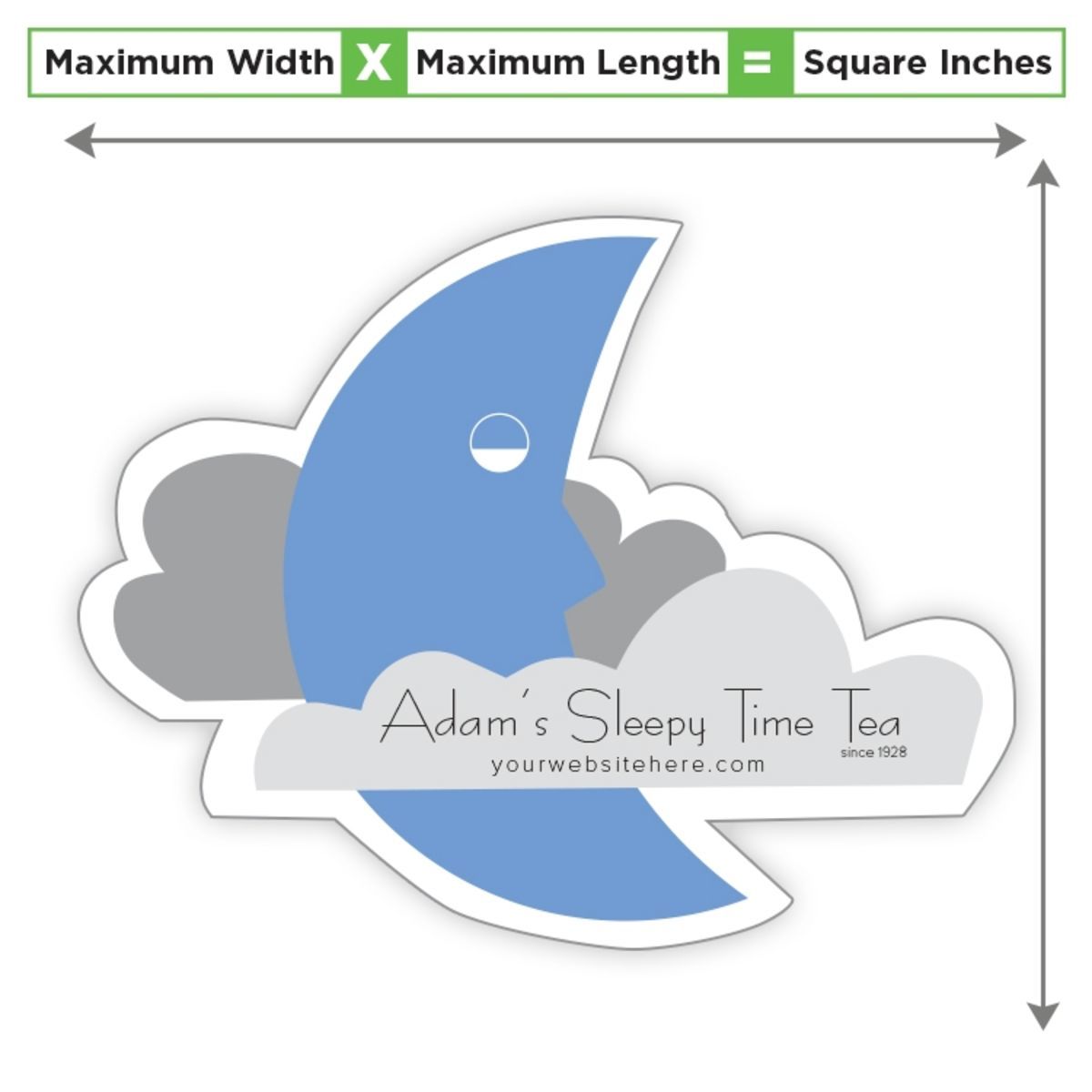 Promotional Custom shape magnet - 18.01 to 20 square inches - outdoor ...
