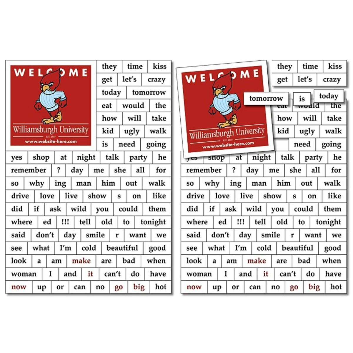 Promotional Magna-Phrase Magnet - 4x5.625 - 25 mil. Personalized With ...