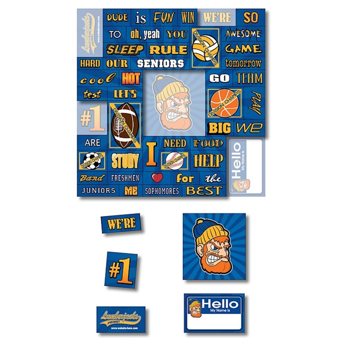 Promotional Magna-phrase magnet - 5.5x5.5 - 30 mil. Personalized With ...