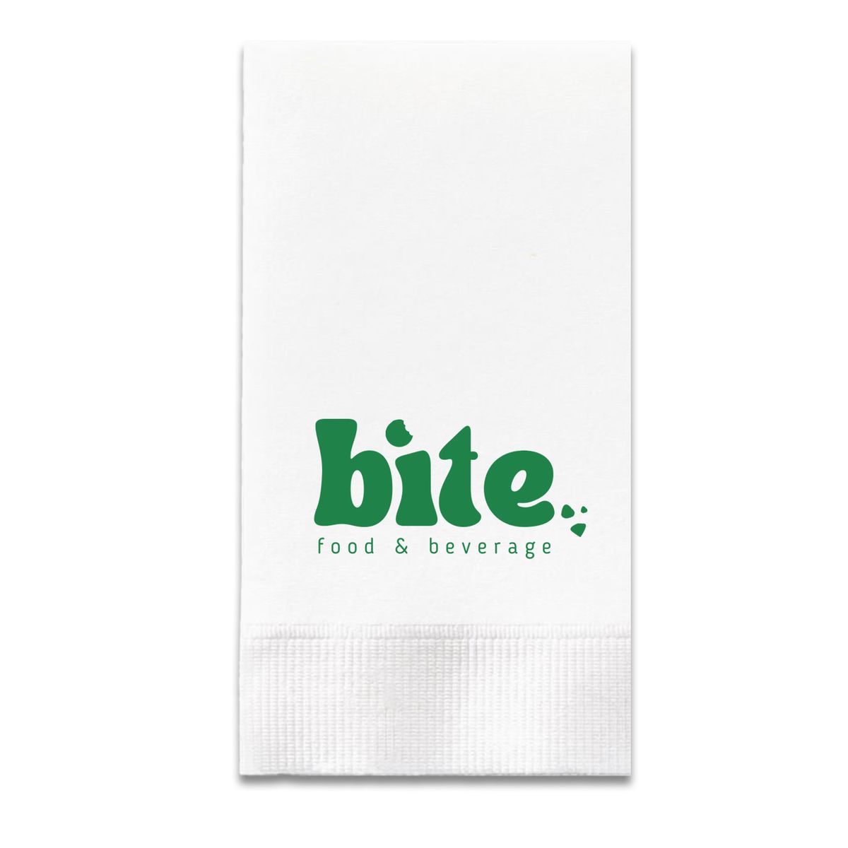 3-Ply White Dinner Napkin - 1/8 Fold - FSC Certified | Sprinkled With Pink