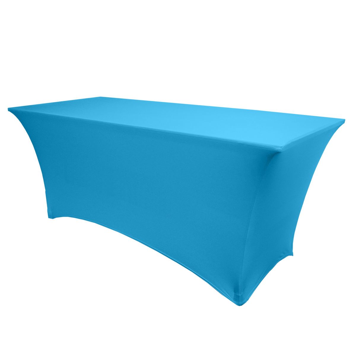 Custom Non-printed 8’ spandex table cover Brand Merch| BrandExtenders