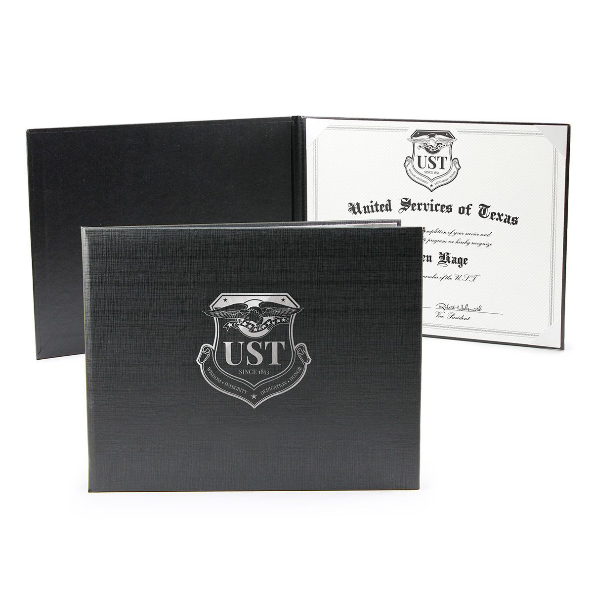 Promotional Deluxe Padded single certificate Folder 8 5 X 11 