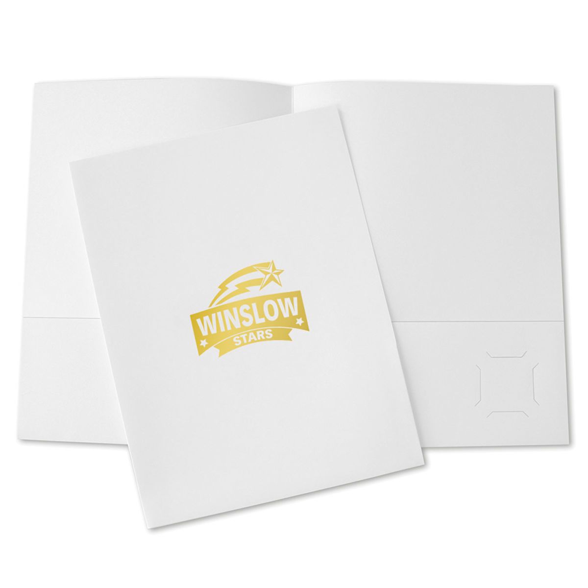 Budget Pocket Folder Foil Stamped Brandextenders Budget Pocket Folder Foil Stamped Brandextenders