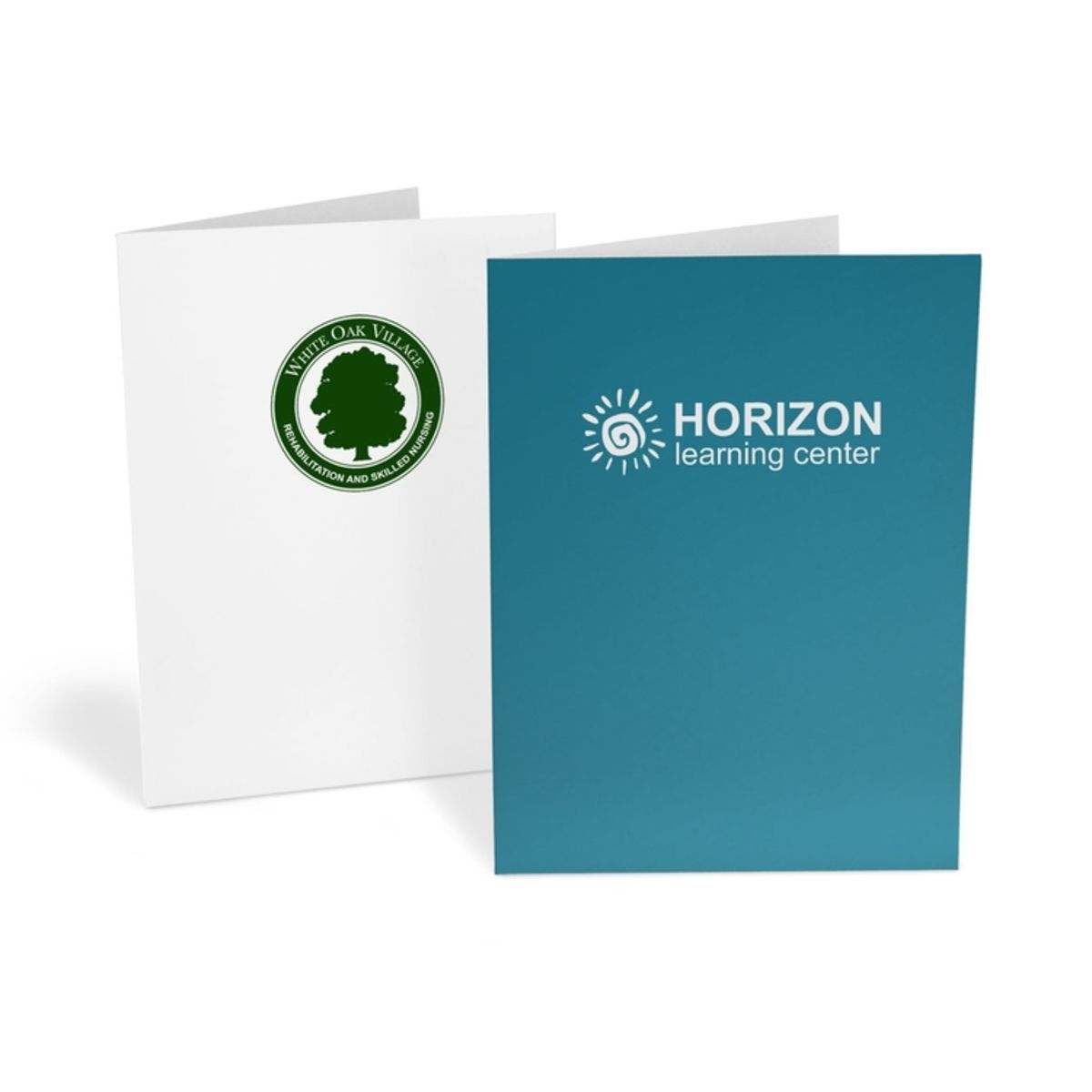 Promotional Standard Presentation Folders 1 color Ink Printed 